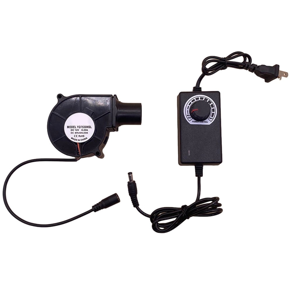 Portable Cooking BBQ Fan Air Blower Set Brushless DC DIY Cooling Blower ...