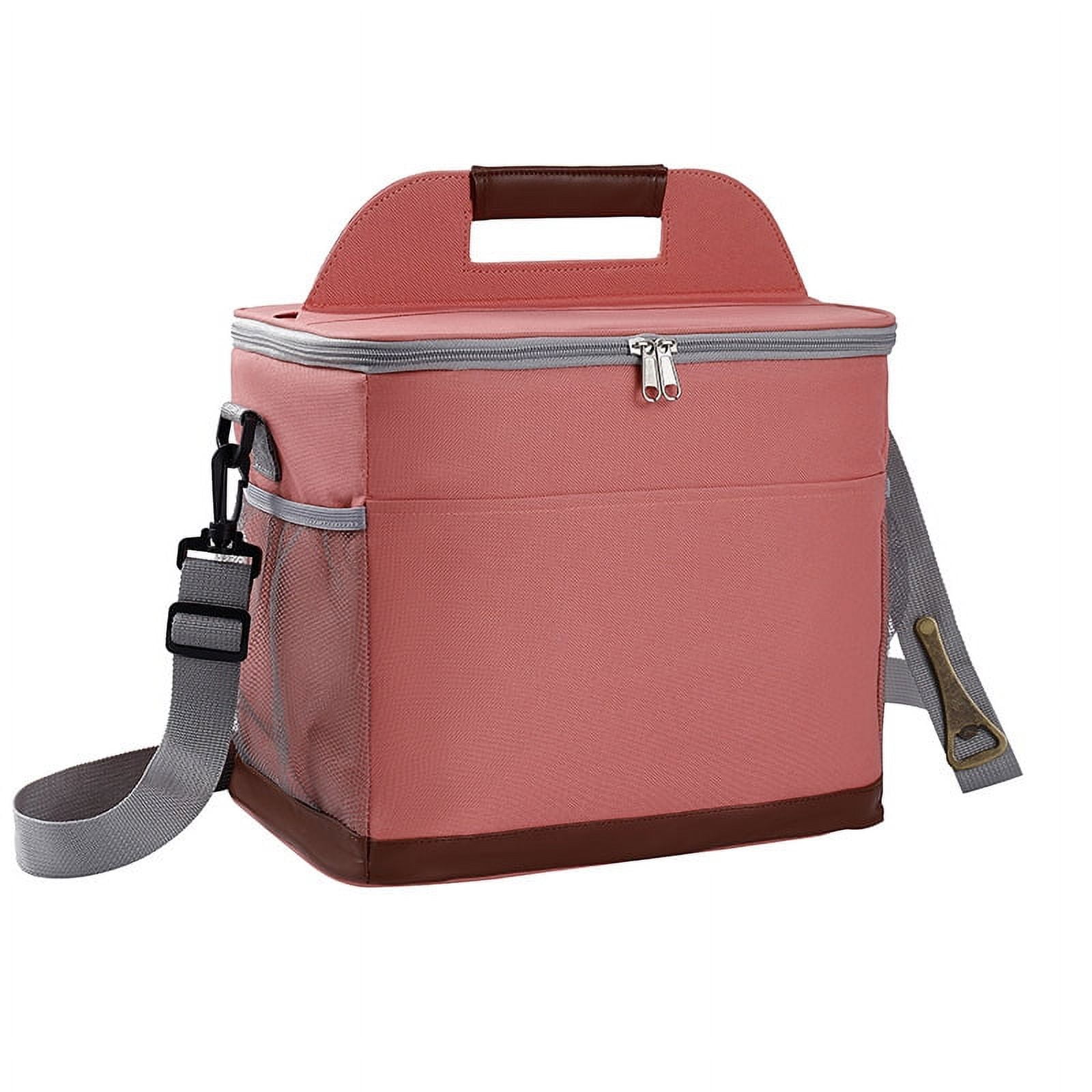 Portable Cooler Bag 16L Insulated Lunch Bag 27 Cans Thermal Cooler Bag ...