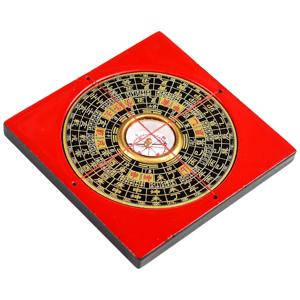 Portable Copper Chinese Compass Chinese Ancient Compass Vintage Style Compass