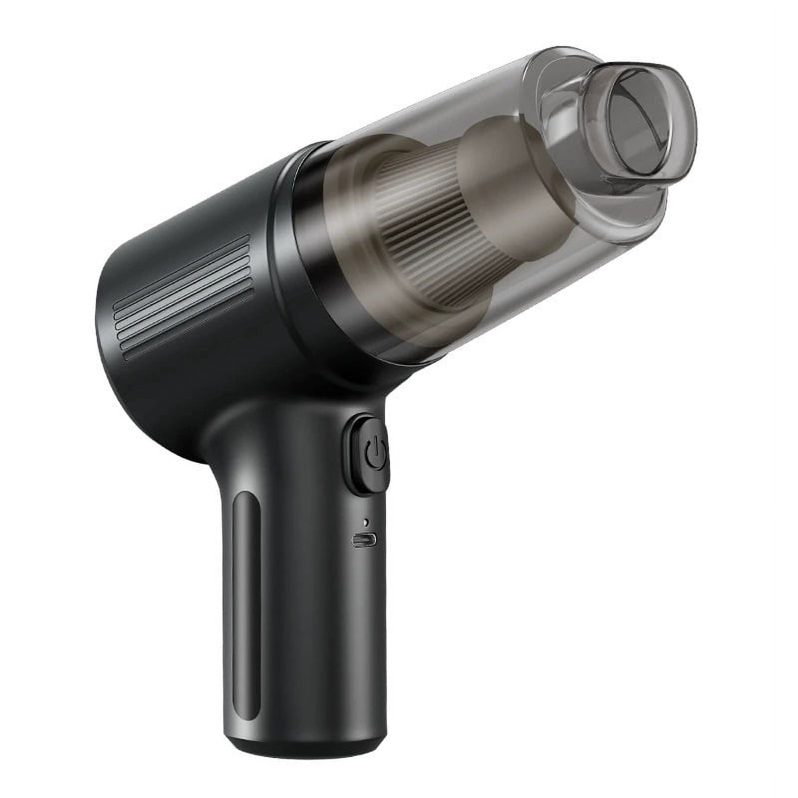 Portable Cordless Car Vacuum Cleaner - Rechargeable Lightweight Mini Vac for Home Car Office ...