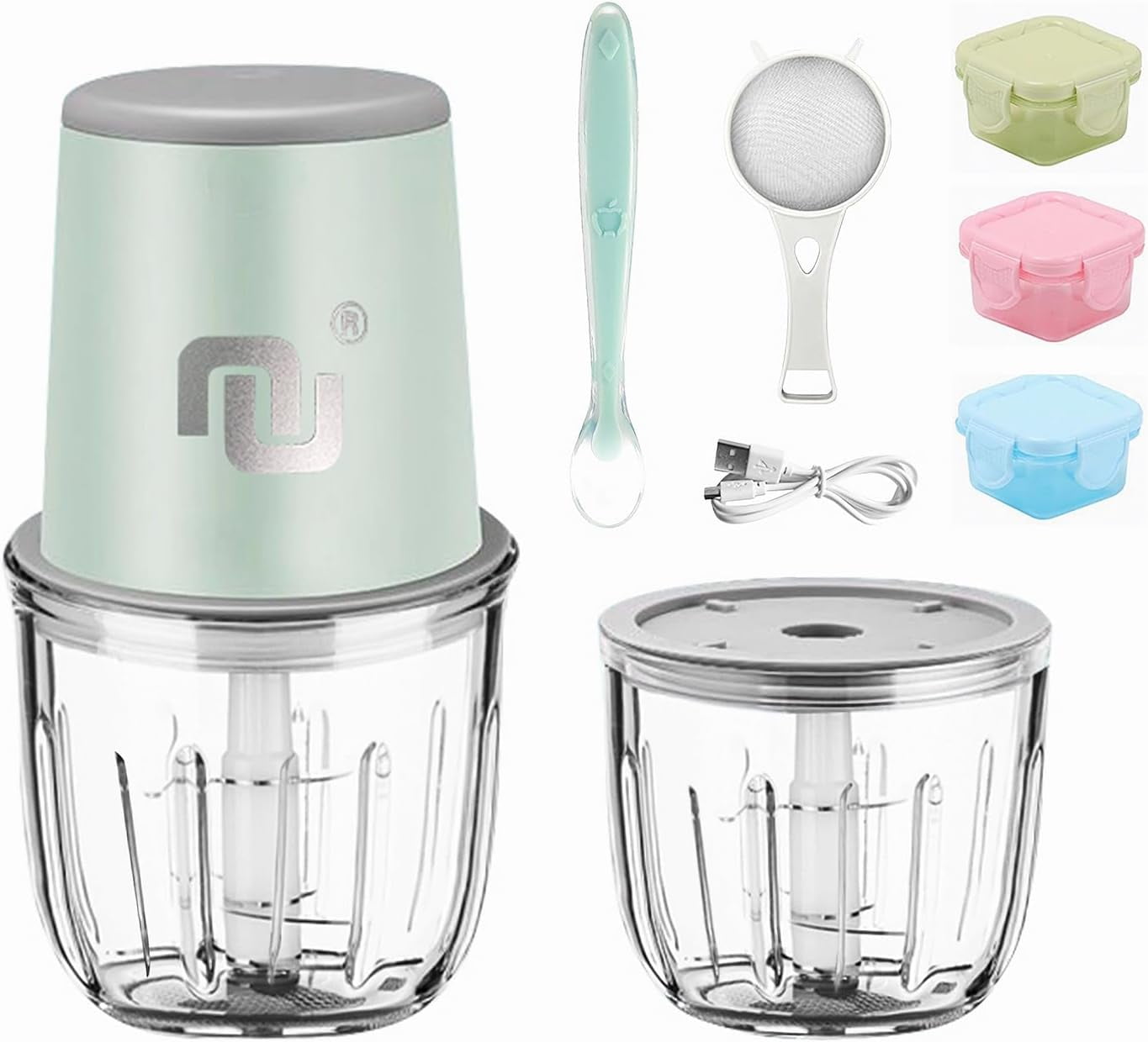 Portable Cordless Electric Baby Food Processor/Food Chopper ...