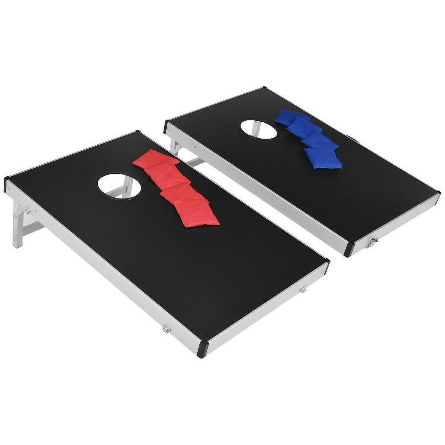 Portable Cornhole Set with Foldable Design - 1 - 18.5 - Endless fun for ...