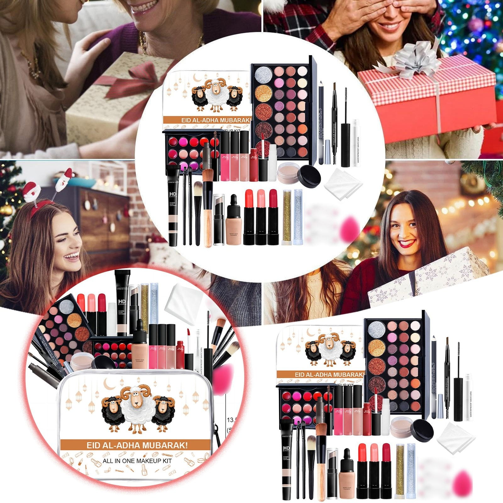 Portable Cosmetics Set Combination Full Makeup Set For Girls Eyeshadow ...