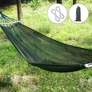 Northlight Lattice Macrame Rope Hammock with Wooden Bars - 74" x 59 ...