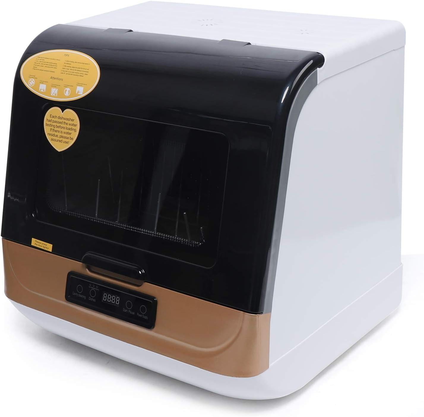 Portable Countertop Dishwasher, 3-in-1 Washing Modes Freestanding ...