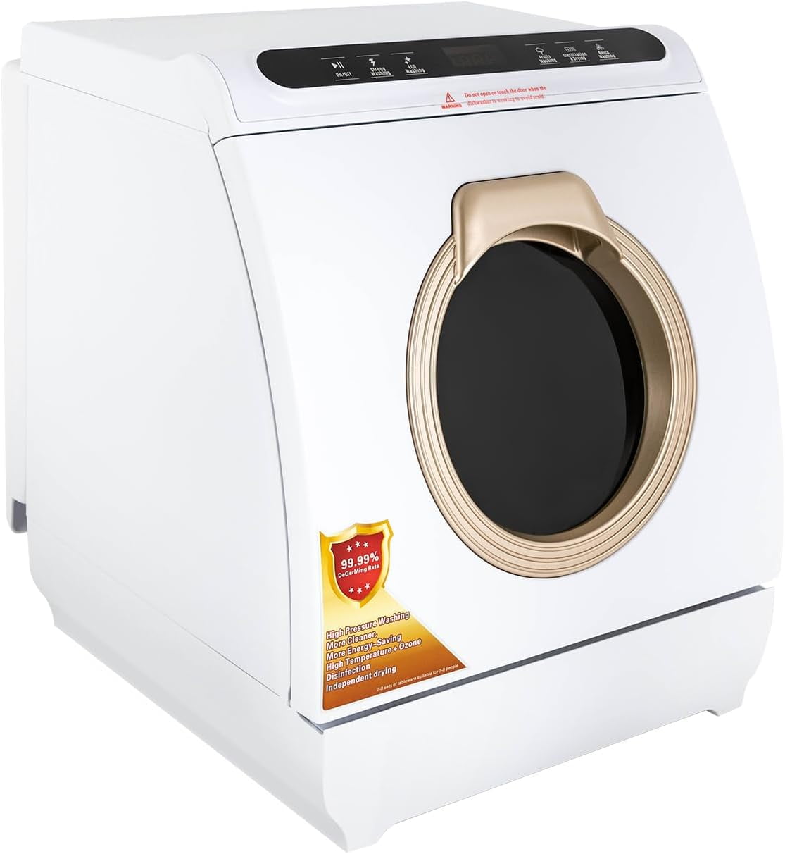 Portable Countertop Dishwasher with 7L Built-in Water Tank Counter Top ...