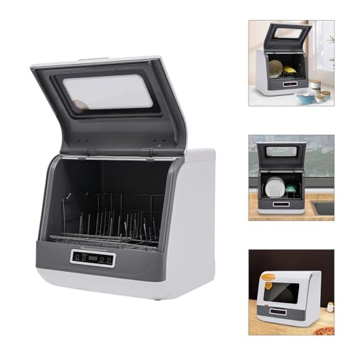 Portable Countertop Dishwasher Mini Dishwasher 3 Washing Modes 4 ...