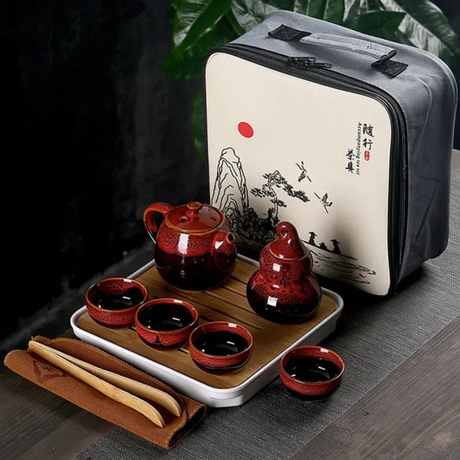 Portable Creative Chinese Teaware Enthusiasts Tea Set - Ideal for Tea ...