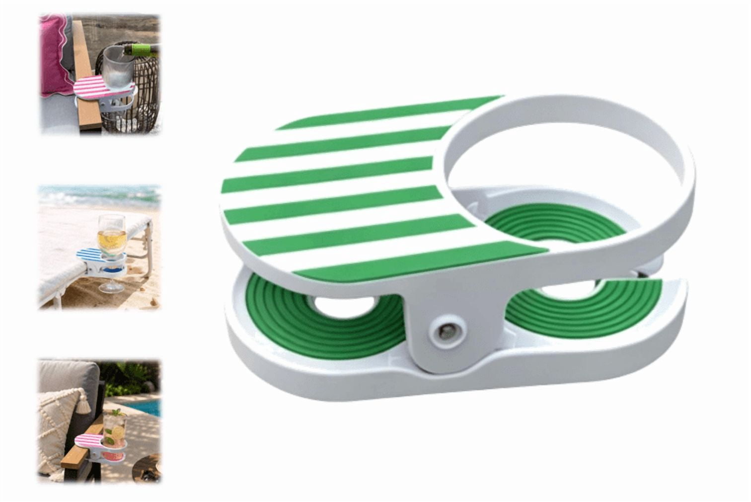 Portable Cup Holder for Cruise, Beach Chair Drink Clamp, Clip On ...