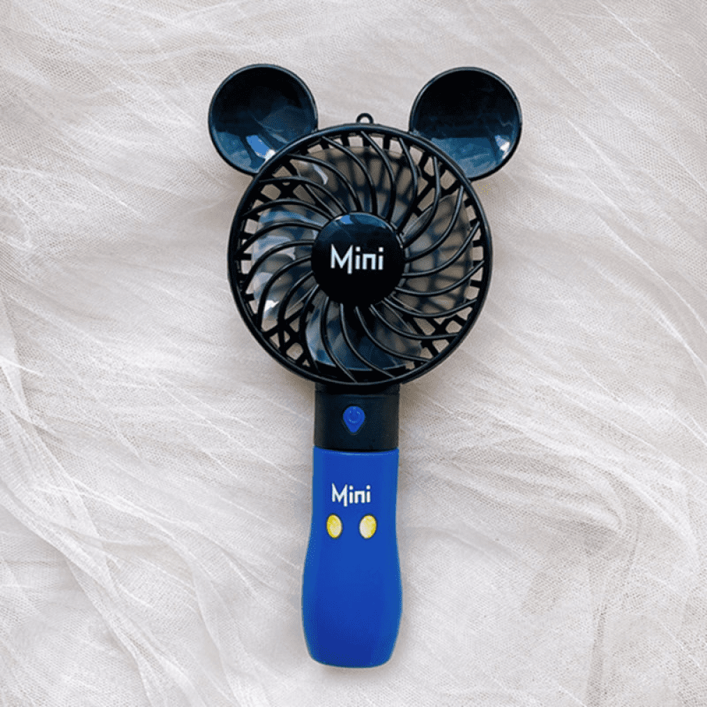 Portable Cute Animal USB Fan - Mini Handheld Rechargeable Fan, 3-Speed ...