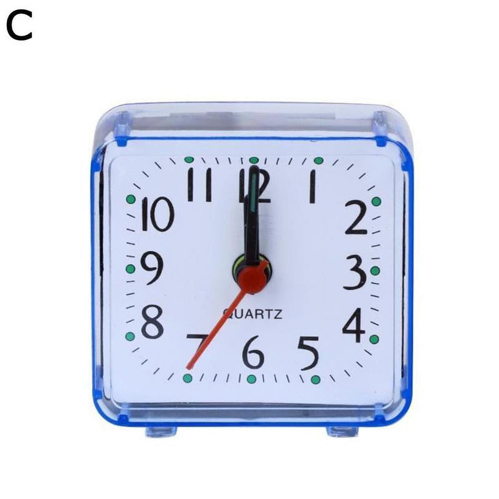 Portable Cute Mini Clock Travel Alarm Clock Bedroom Table Colors Clocks ...