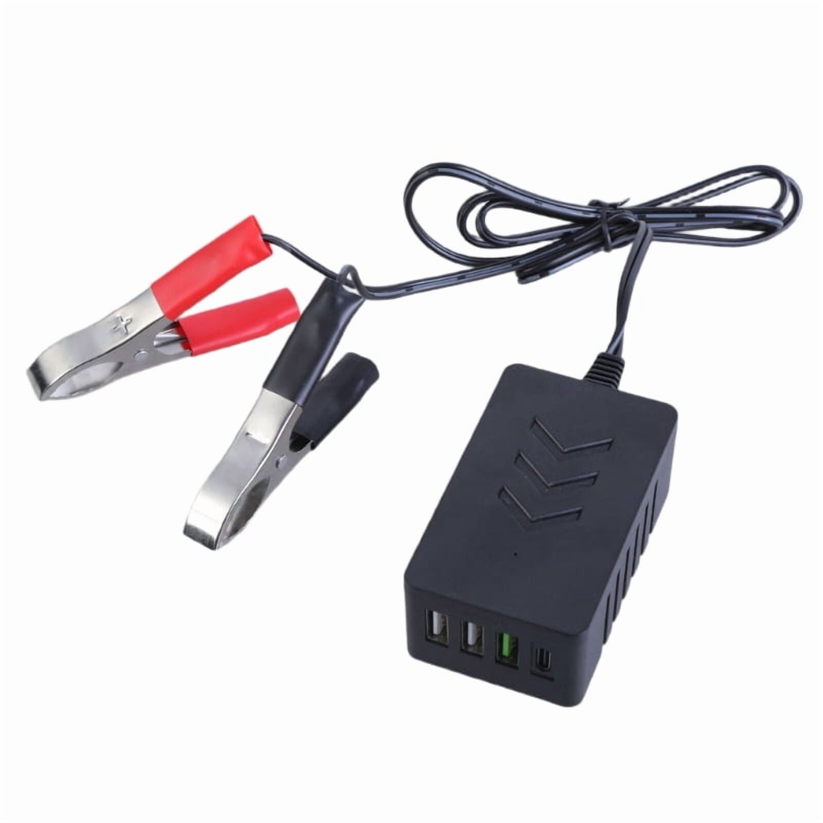 Portable DC Converter with Battery Clip, Phones Charger 8V-35V to 5V ...