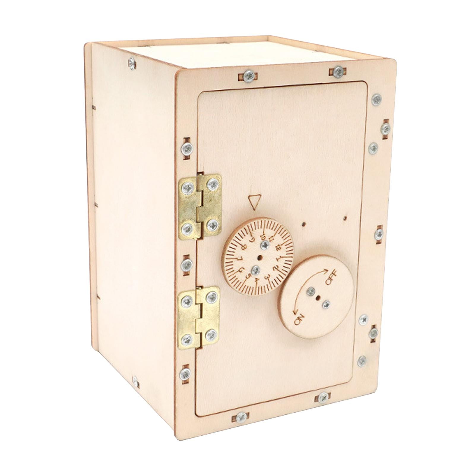 Portable DIY Wooden Password Case Experiment Material Building Projects ...