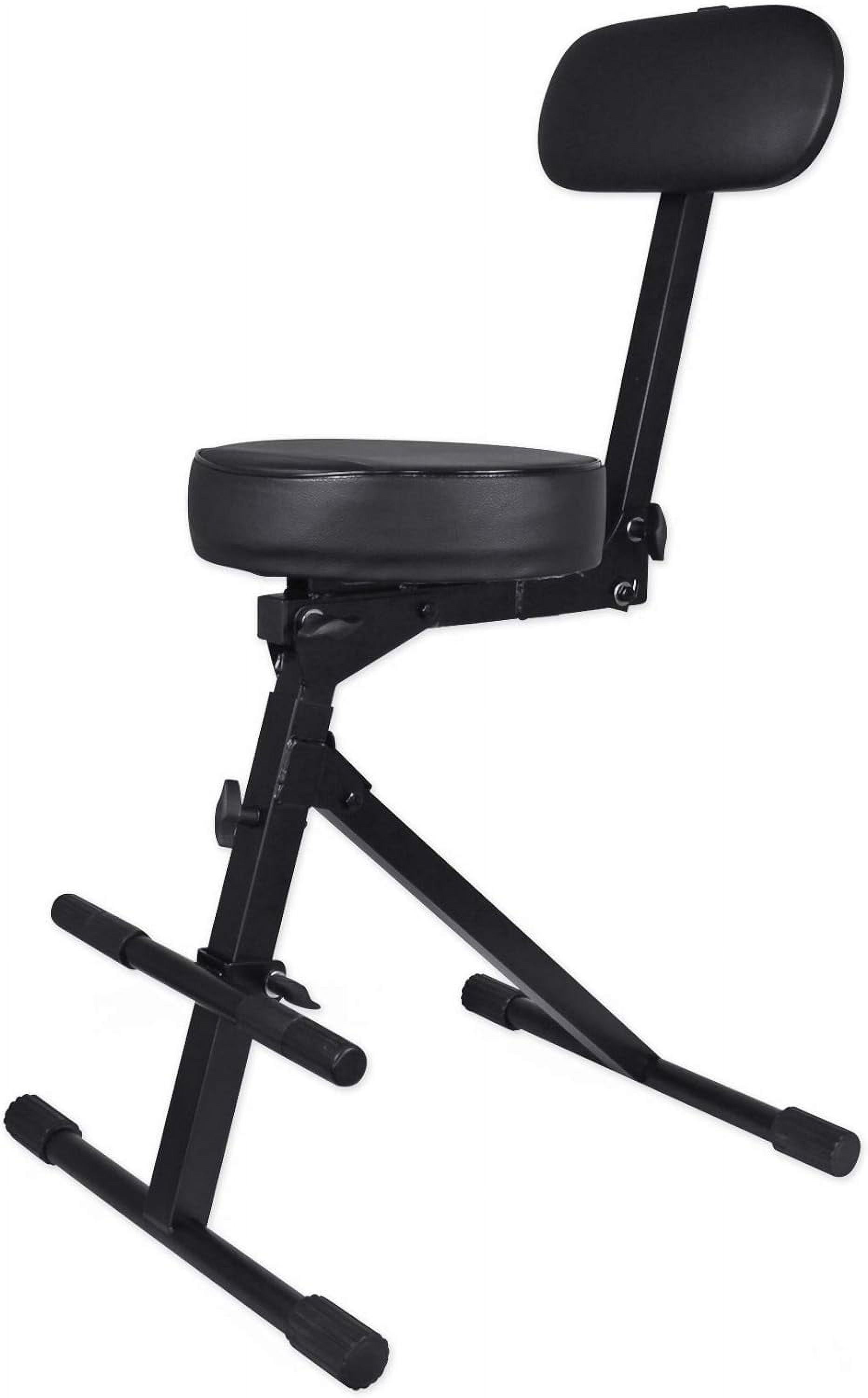 Portable DJ/Guitar/Drum/Keyboard Padded Throne/Chair Adjustable ...