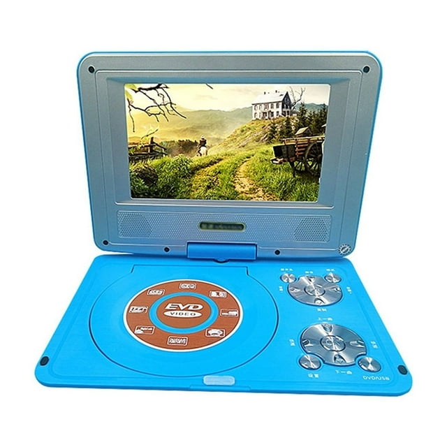 Portable DVD Player With Rechargeable Battery Swivel Display Screen And ...