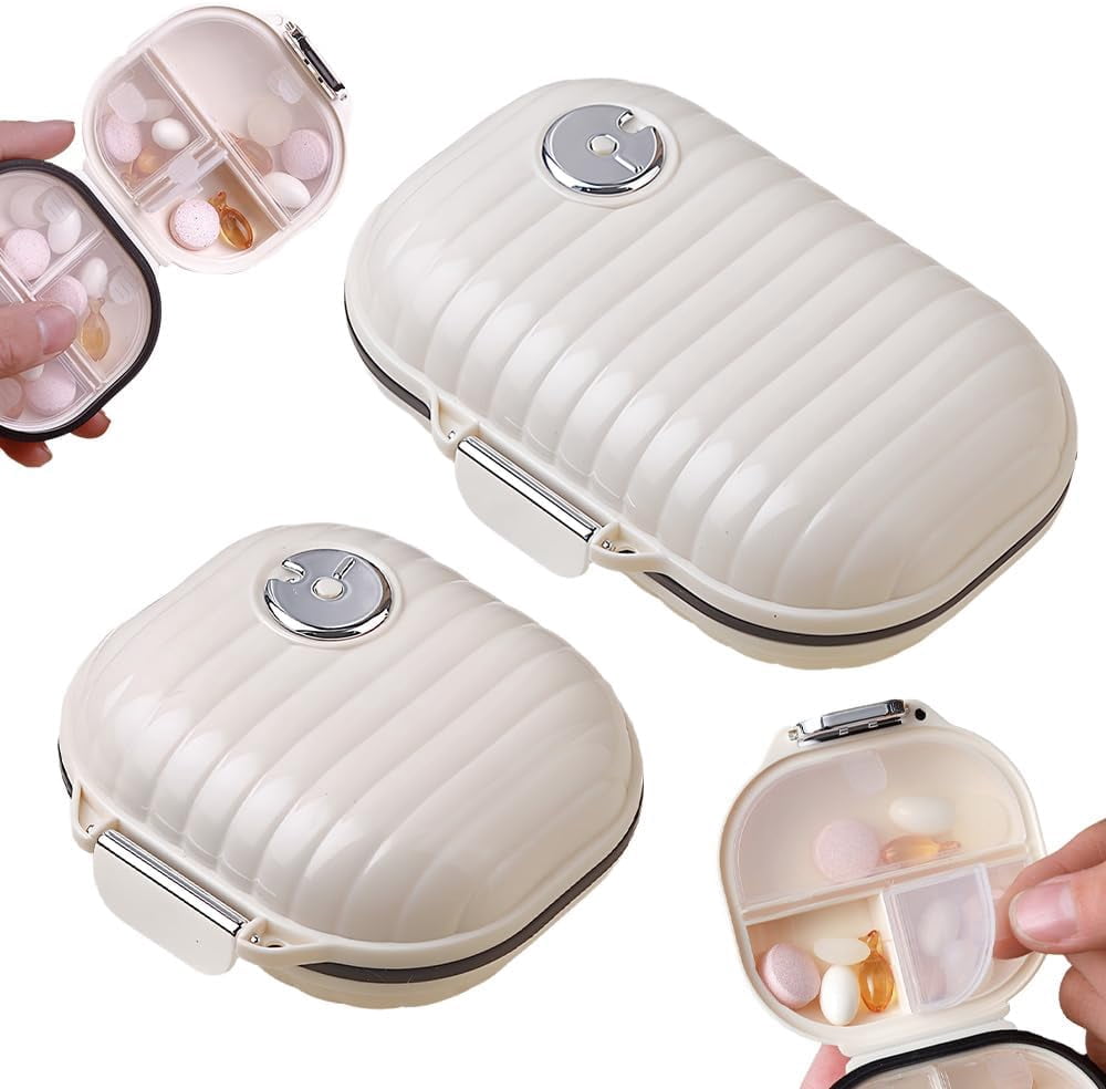 Portable Daily Pill Case, 2025 New Daily Pill Case Small Pill Box for ...