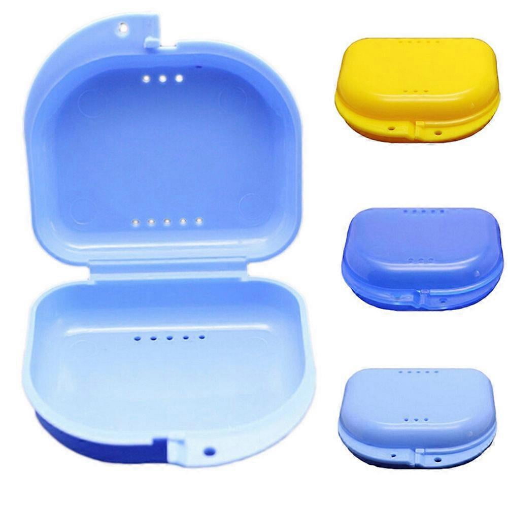 Portable Dental Retainer Denture Box False Tooth Mouthguard Storage ...