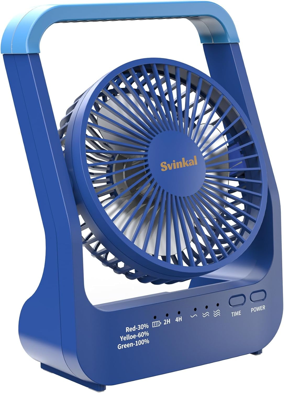 Portable Desk Fan 20000mAh Battery Operated Rechargeable, 200H Long ...