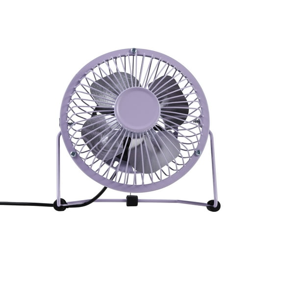 Portable Desk Fan, Adjustable Settings, Purple, Height 6 inch, Back to ...