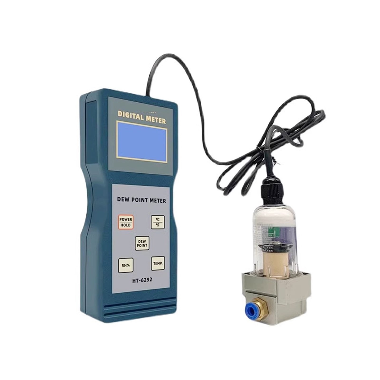 Portable Dew Point Meter, HT-6292 Gas Dew Point Tester 0.1%RH 0.1ºC ...