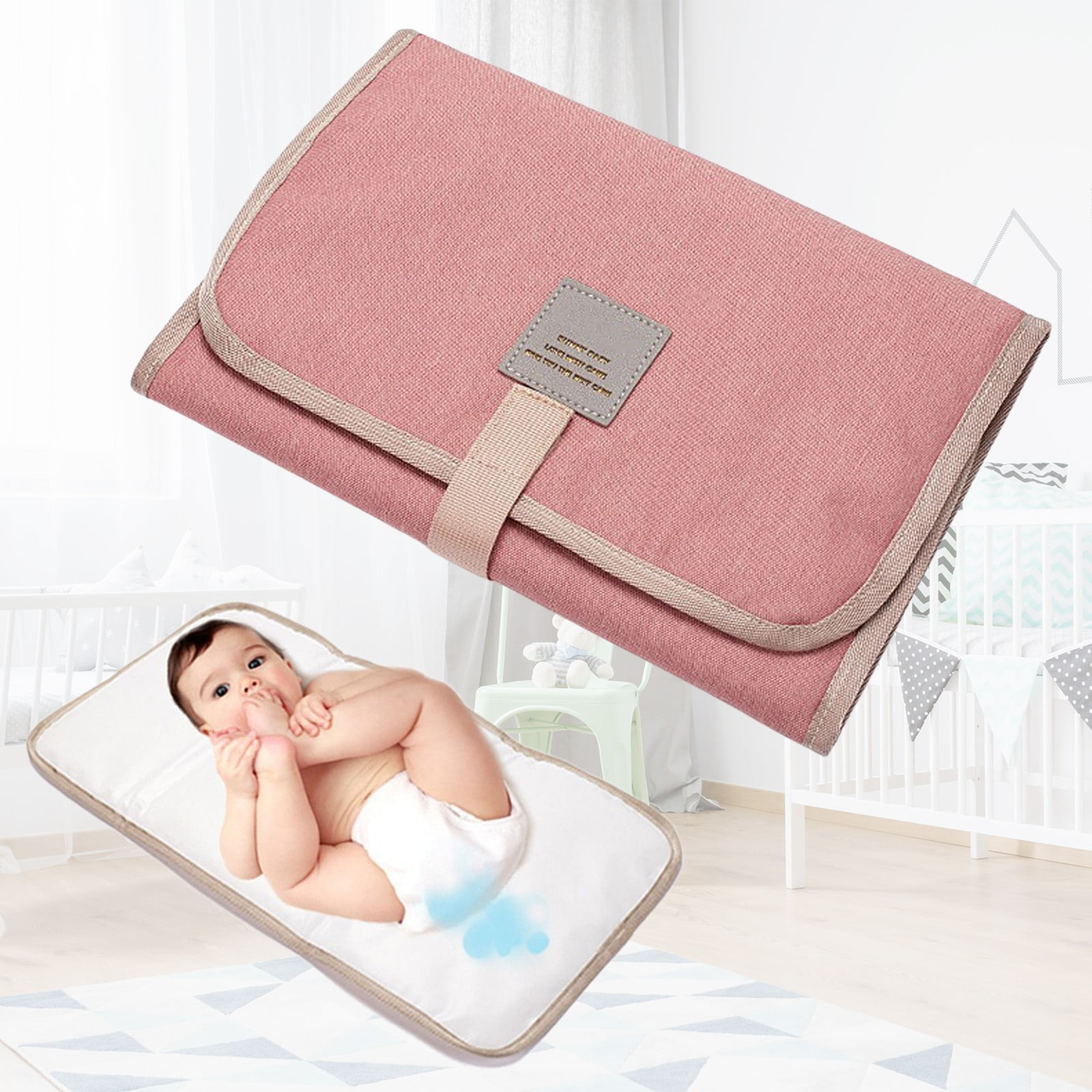 Portable Diaper Changing Pad - Waterproof Foldable Baby Changing Mat ...