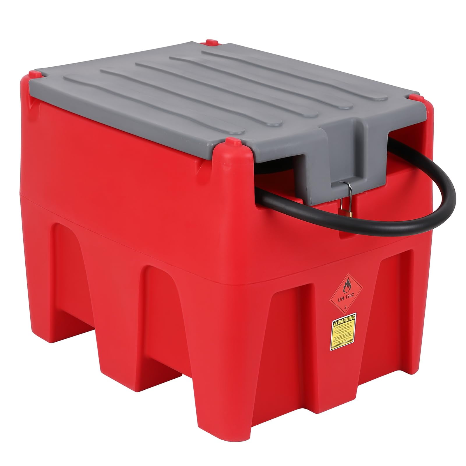 Portable Diesel Fuel Tank with 12V DC Fuel Transfer Pump,58 Gallon Fuel ...