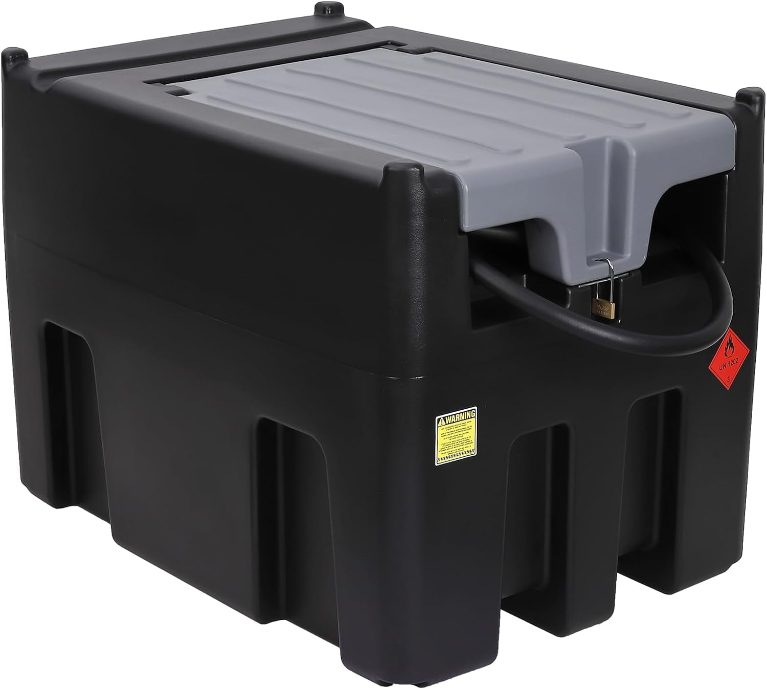 Portable Diesel Tank, 116 Gallon Fuel Tank with 12V Electric Fuel ...