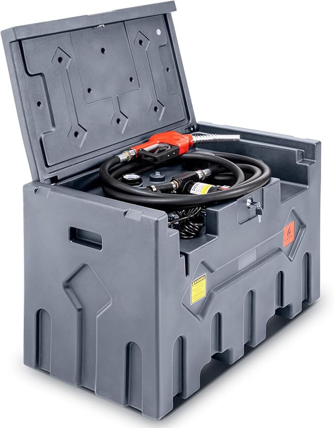 Portable Diesel Tank, 52 Gallon Diesel Transfer Tank, Diesel Tank with ...