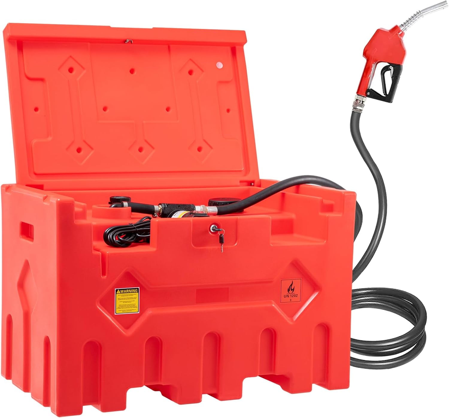 Portable Diesel Tank, 52 Gallon Diesel Transfer Tank, Diesel Tank with ...