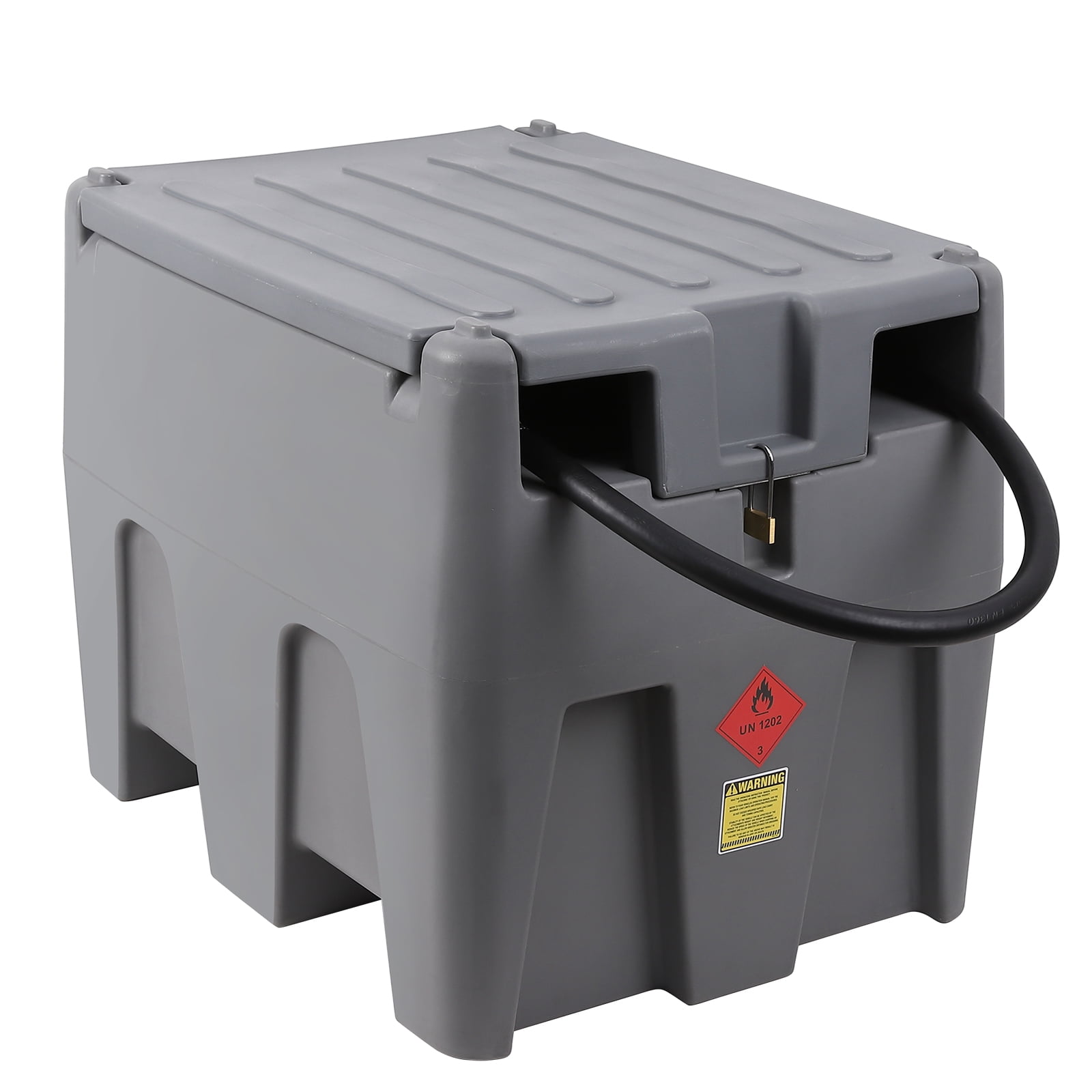Portable Diesel Tank, 58 Gallon Fuel Tank with 12V Electric Fuel ...