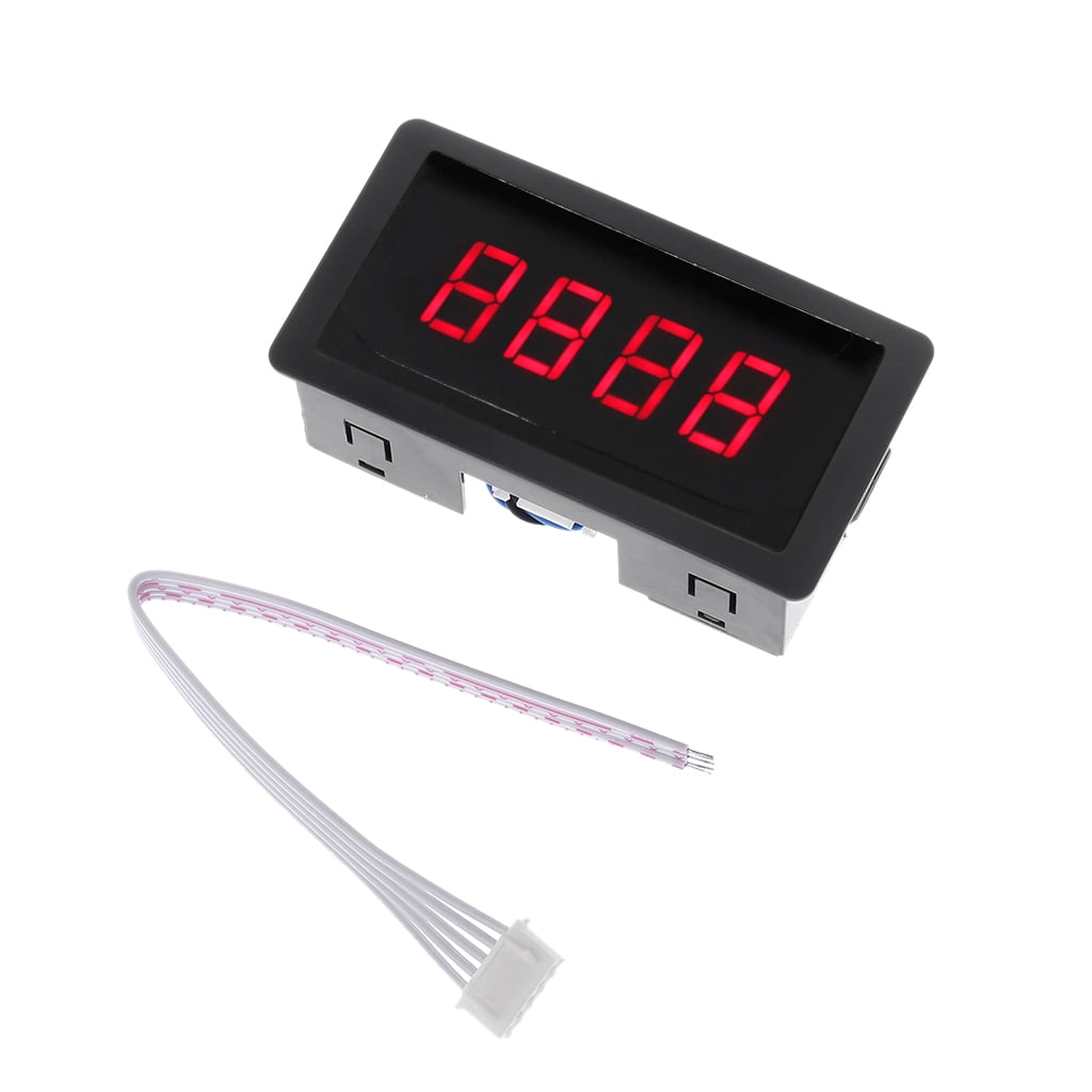 Portable Digit Counter DC 8-24V 4 Digit LED Digital Display 0-9999 Up ...