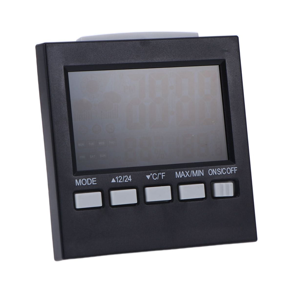 Portable Digital Alarm Clock Led Desk Clock With Date Temperature ...