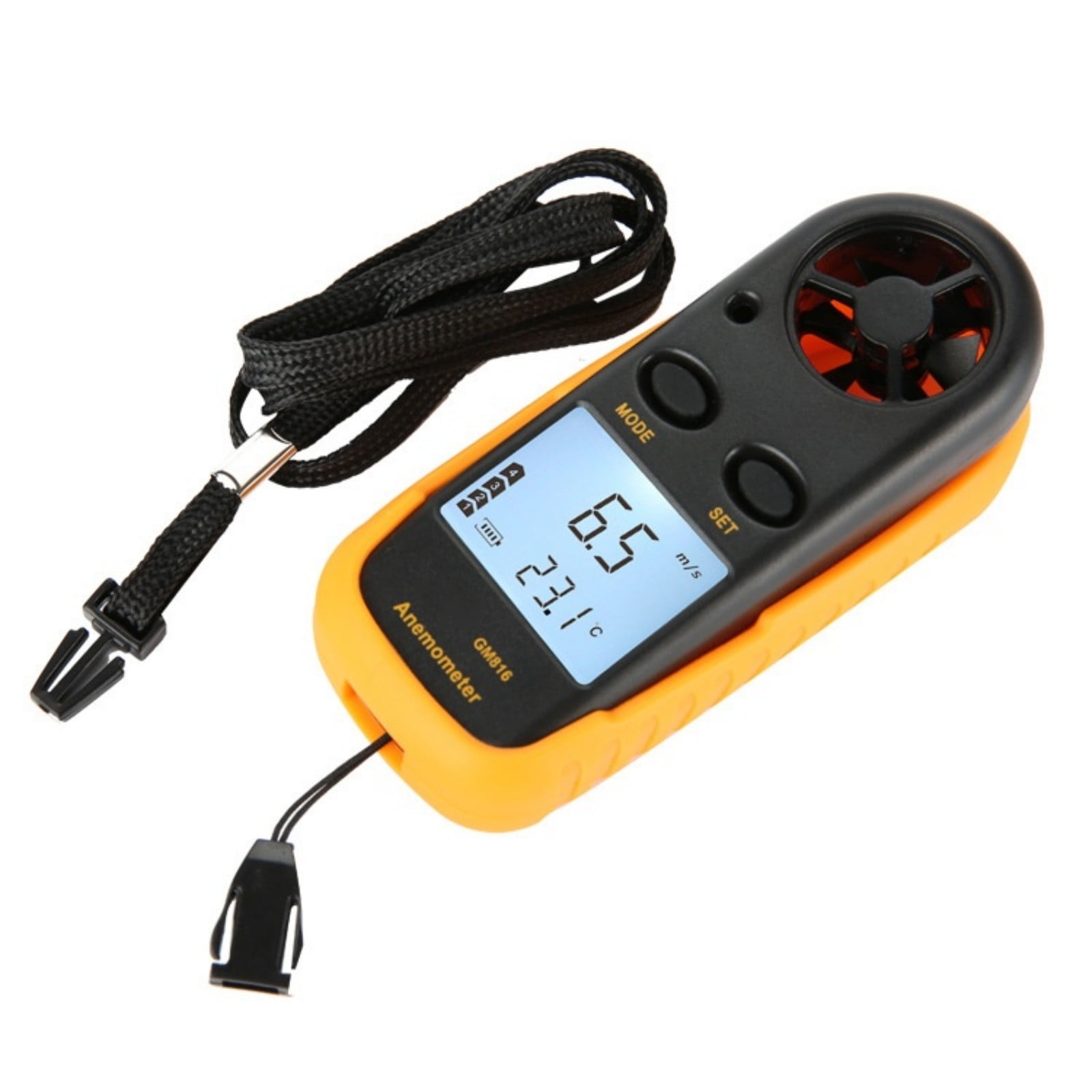 Portable Digital Anemometer Anemometer LCD Handheld Airflow Anemometer ...