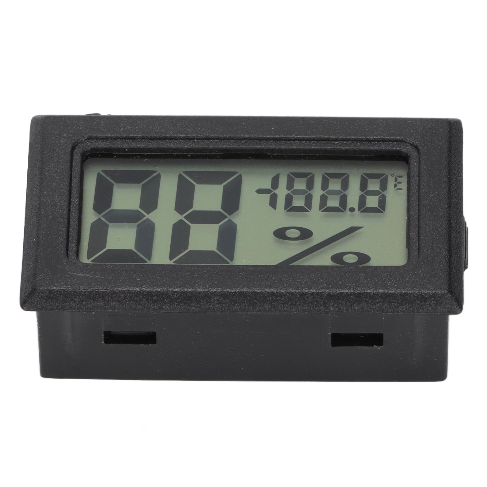 Portable Digital Hygro Thermometer Black Electronic Temperature ...