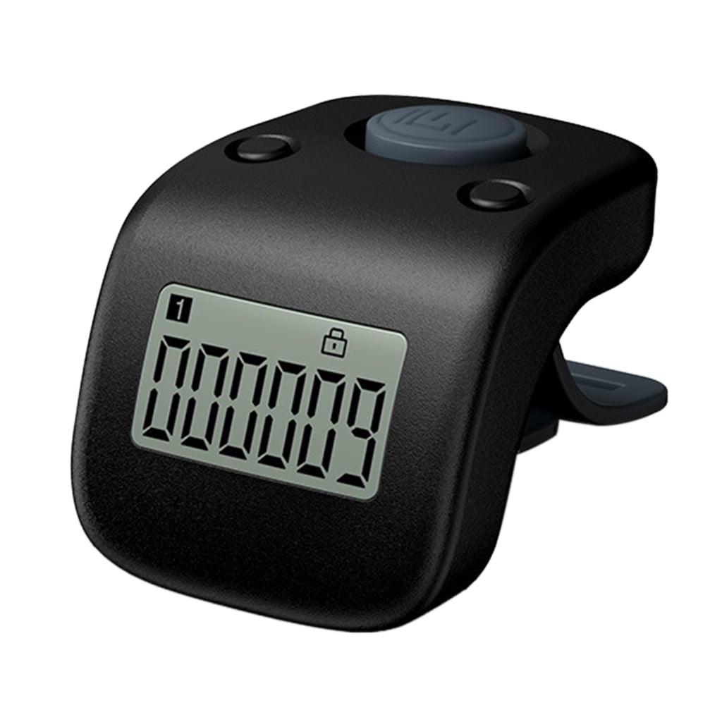 Portable Digital LCD Finger Ring Tally Counter Multi-color 6 Channel ...