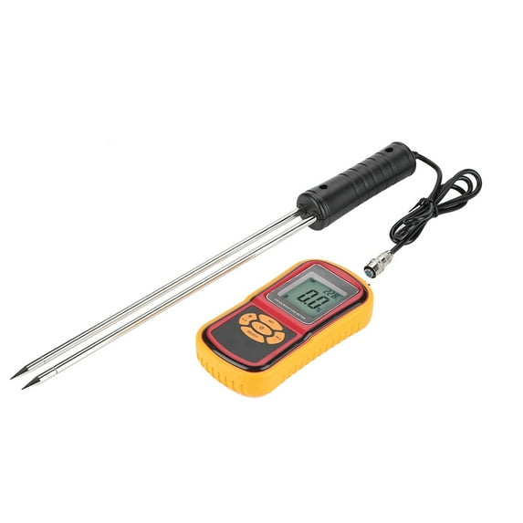 Portable Digital LCD Grain Moisture Temperature Meter For Wheat Rice ...