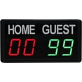 Portable Electronic Scoreboard with LED Display and Remote Control for ...