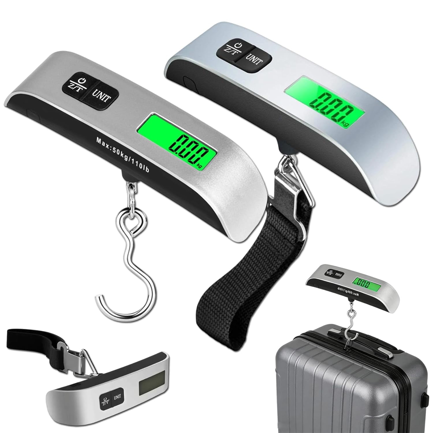 Portable Digital Luggage Scale Accurate Weighing, 5.07"*1.18" Compact ...