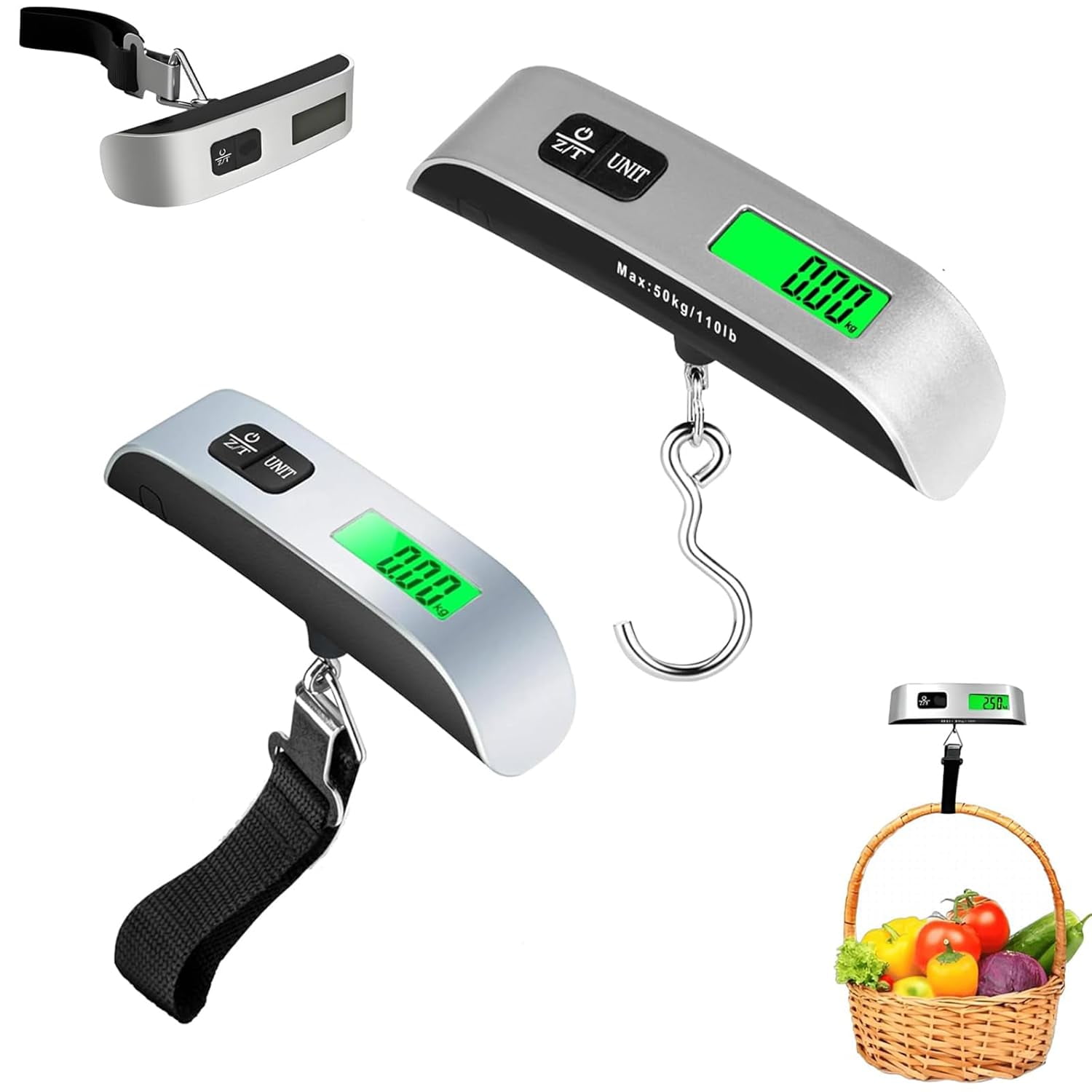 Portable Digital Luggage Scale Accurate Weighing, Luggage Weight Scale ...