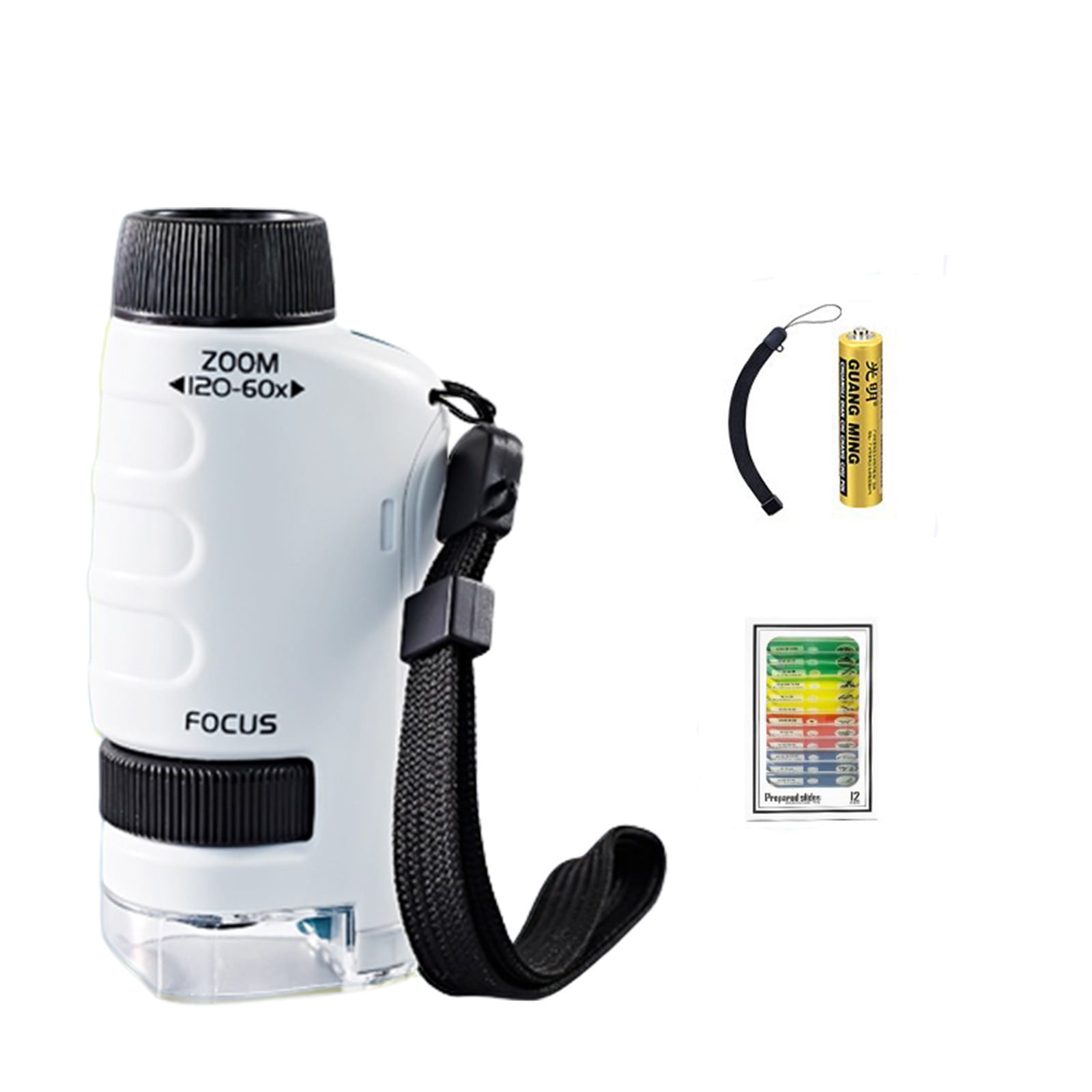 Portable Digital Microscope for Kids & Adults, LED Lighted Pocket ...