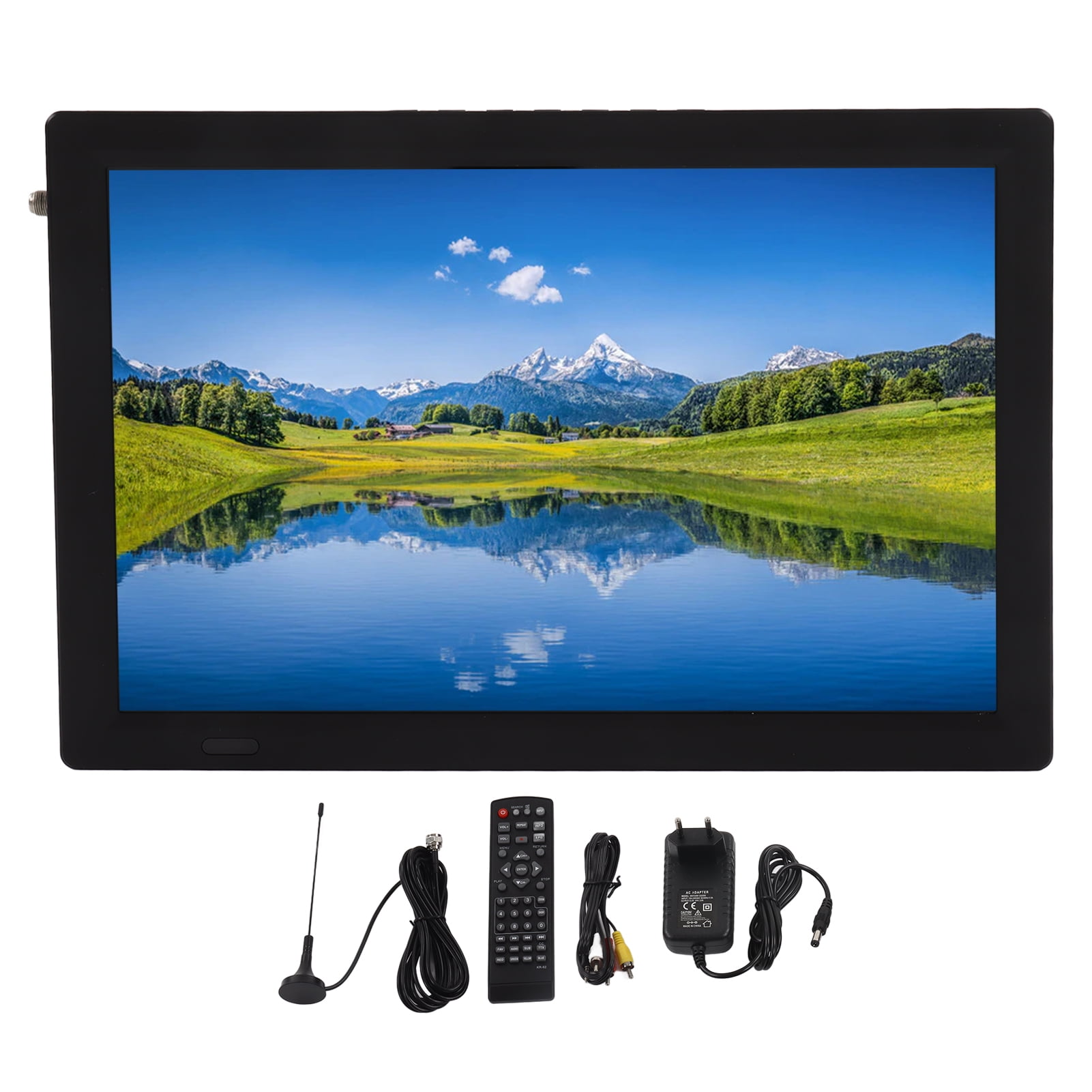 Portable Digital TV 14inch ATSC Same Screen Function Rechargeable ...