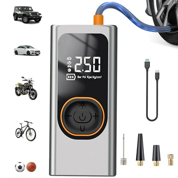 Portable Digital Tire Inflator High Efficiency Tire Fast Inflation Easy ...