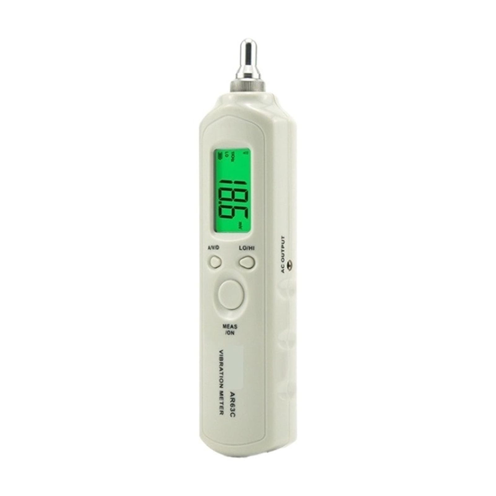 Portable Digital Vibrometer AC Output 9V Battery Vibration Meter ...