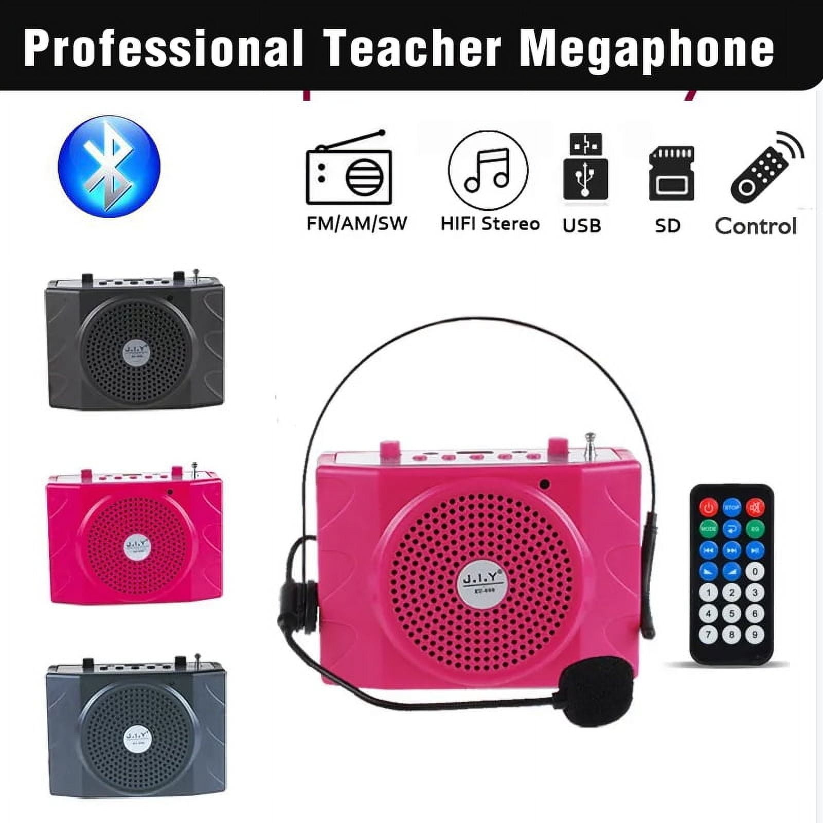 Portable Digital Wired Voice Amplifier MP3 Player Speaker Teaching ...