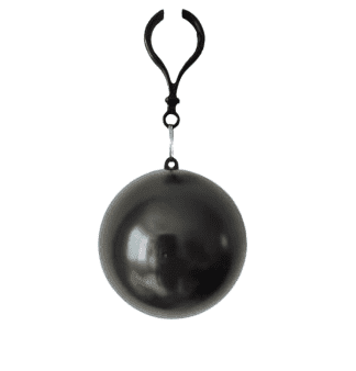 Portable Disposable Emergency Rain Poncho with Keychain Ball Case ...