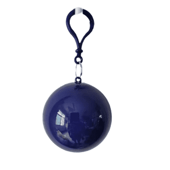 Portable Disposable Emergency Rain Poncho with Keychain Ball Case ...