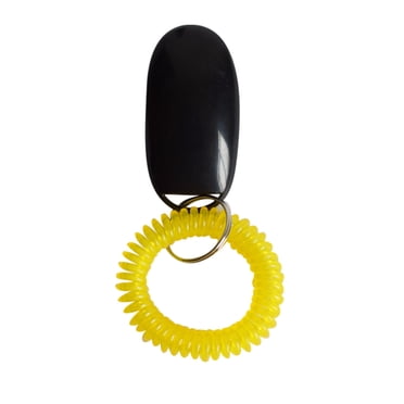 Brightkins Smarty Pooch Bone Training Clicker with Wrist Strap, Dog Toy ...
