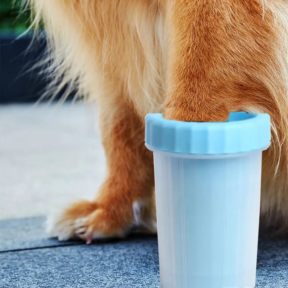 Portable Dog Paw Cleaner Cup - Lightweight Pet Grooming Tool for Mud ...