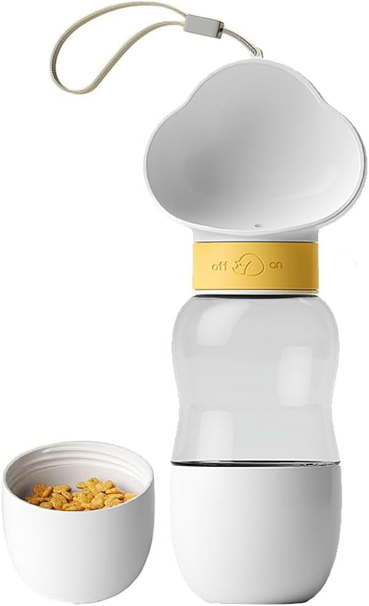 Portable Dog Water Bottle, 350ml Travel Water Bottle for Dogs with Food ...