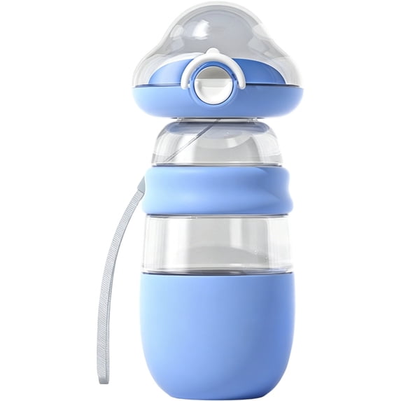 Portable Dog Water Bottle,Outdoor Walking Pet Water and Integrated Cup ...